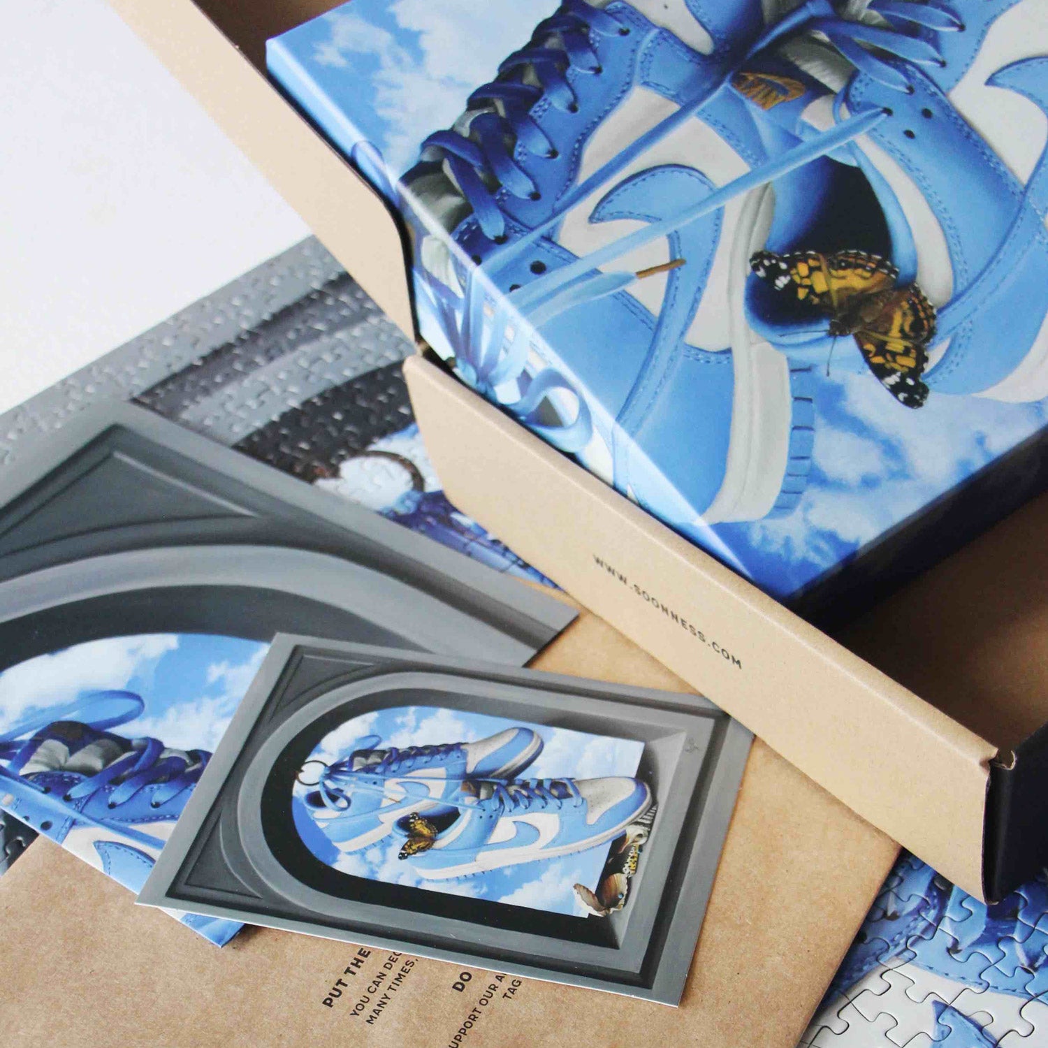 SOONNESS x Kathy Ager - Intersection of Art, Sneakers, and Puzzles