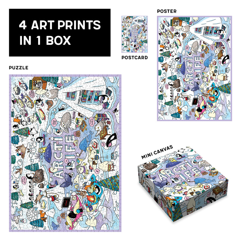 Life Series Puzzle: Arctic Life by Soon Cho - SOONNESS