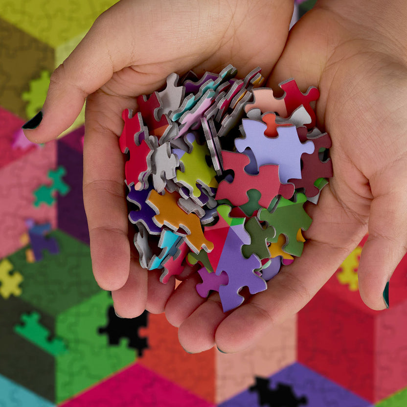 Color Therapy Puzzle: Cubes by Soon Cho - SOONNESS