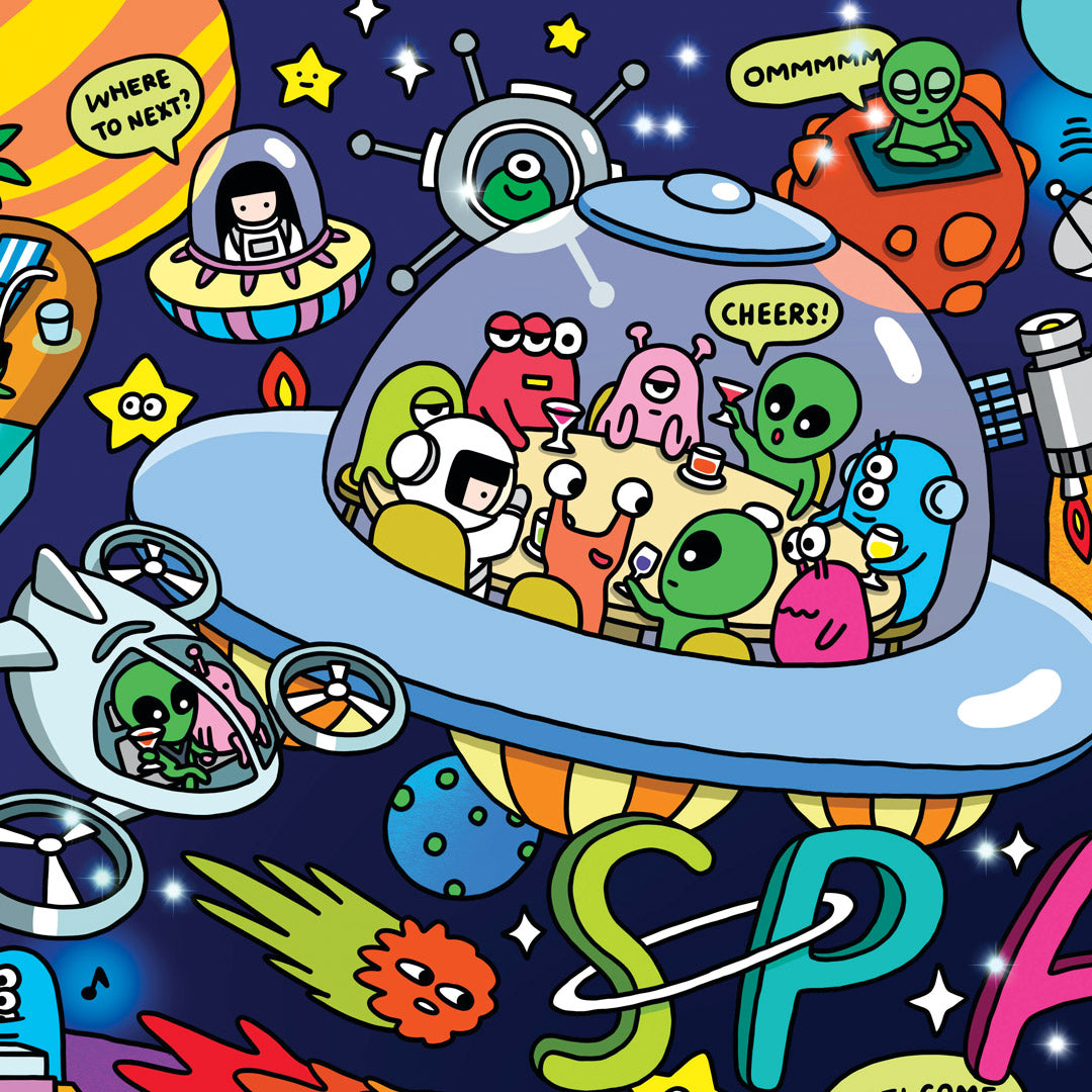 Life Series Puzzle: Space Life by Soon Cho - SOONNESS